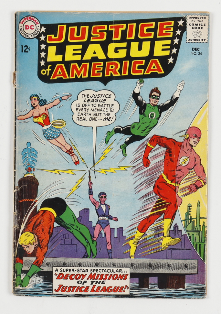 1963 "Justice League of America" Issue #24 DC Comic Book | Pristine Auction