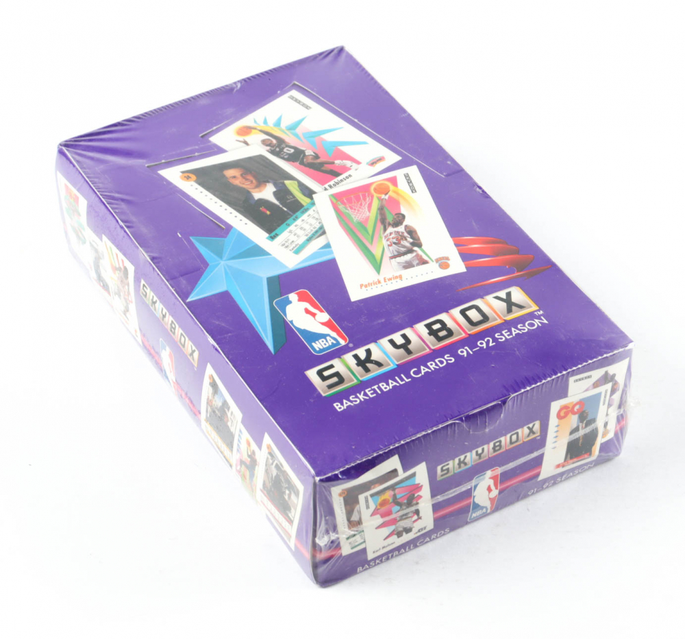1991-92 Skybox Basketball Hobby Box with (36) Packs | Pristine Auction
