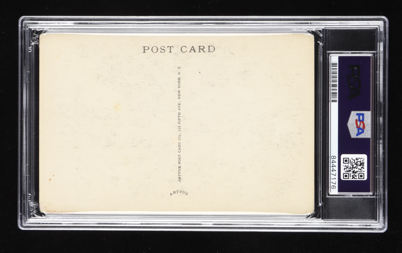 Max Carey Signed Artvue Hall of Fame Plaque Postcard Inscribed "Best of ...
