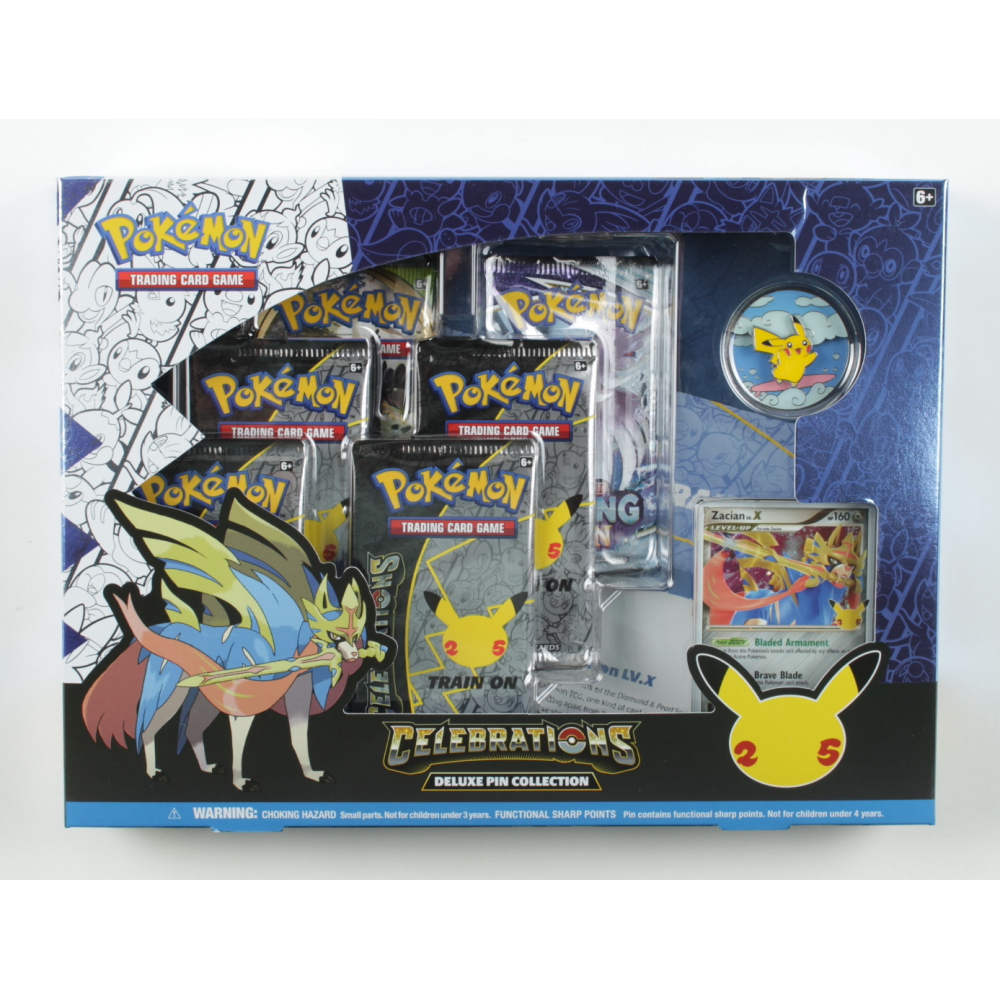 Pokemon TCG: Celebrations Collection Box with (4) Celebrations Packs ...