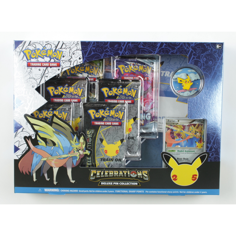 Pokemon TCG: Celebrations Collection Box with (4) Celebrations Packs ...