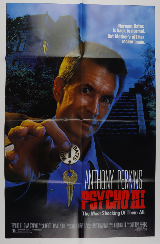 "Psycho III" 28x41 Movie Poster (See Description) | Pristine Auction