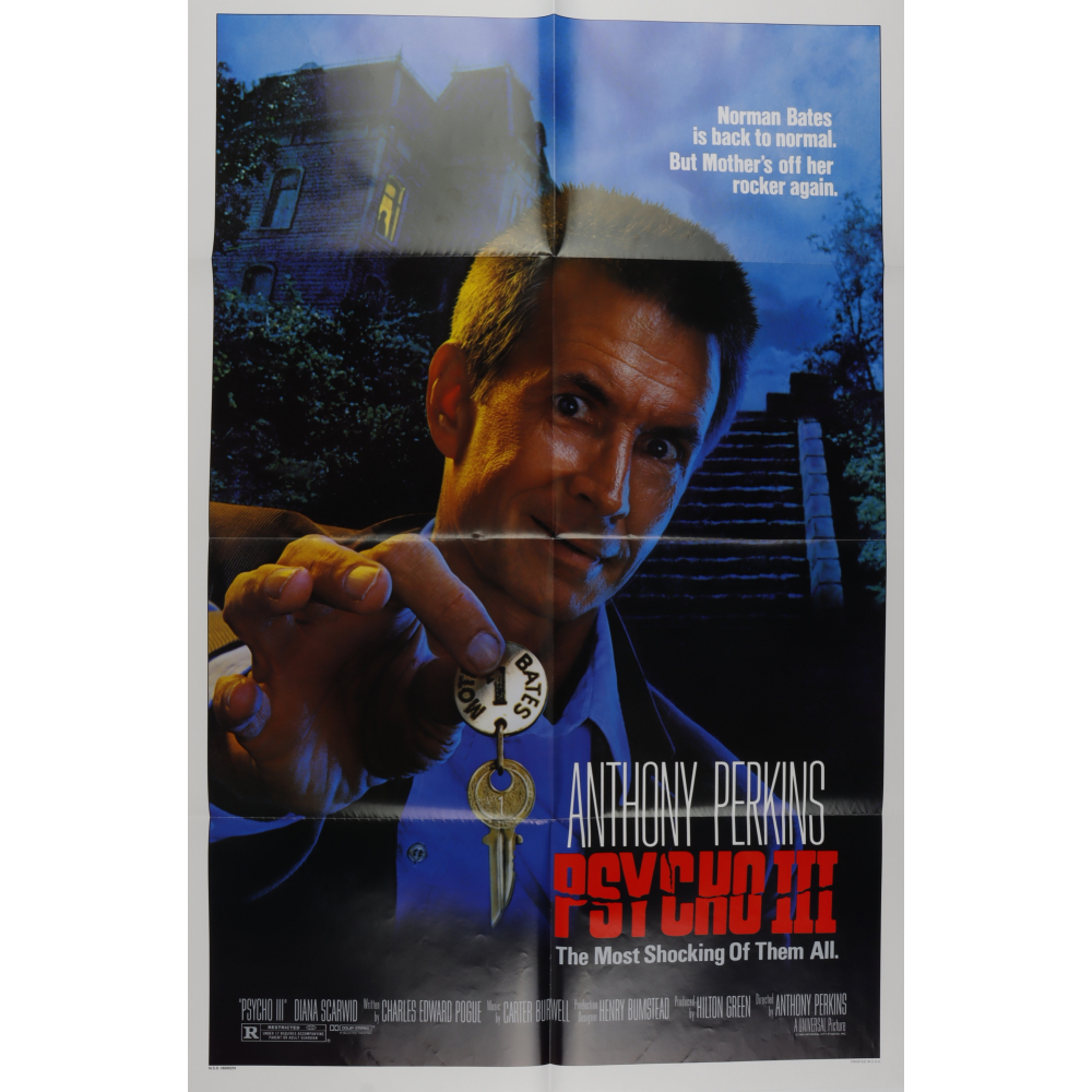 "Psycho III" 28x41 Movie Poster (See Description) | Pristine Auction