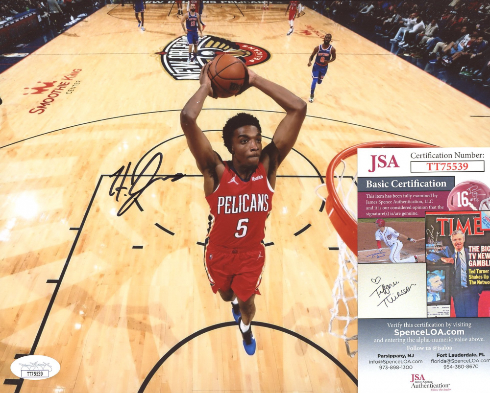 Herbert Jones Signed Pelicans 8x10 Photo (JSA COA) | Pristine Auction