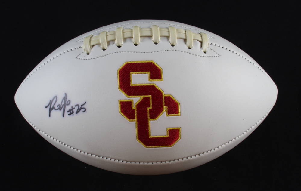 Ronald Jones II Signed USC Trojans Logo Football (JSA COA) | Pristine ...