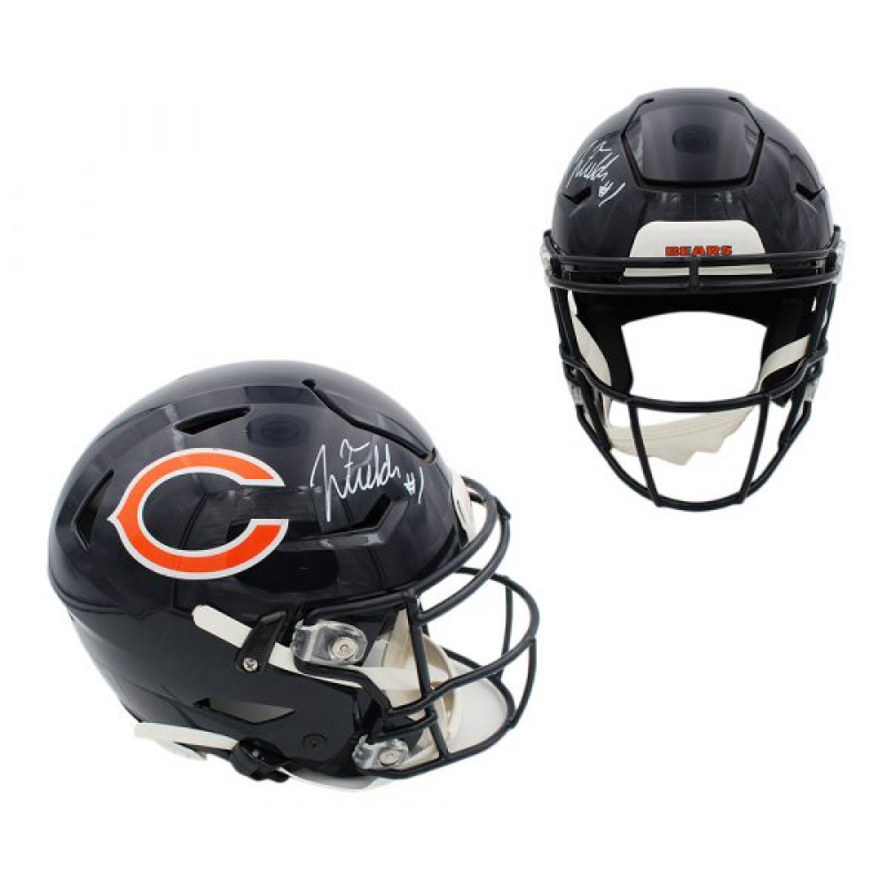 Justin Fields Signed Bears Full-Size Authentic On-Field SpeedFlex ...