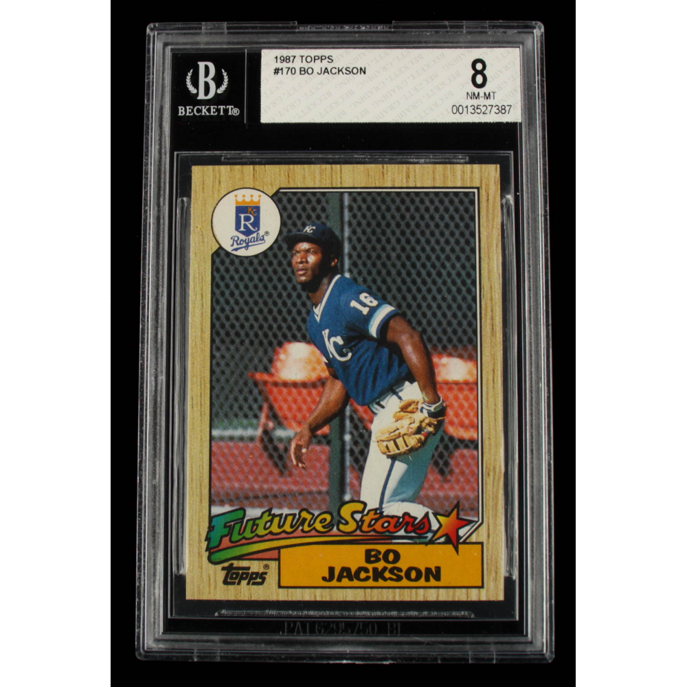 Bo Jackson 1987 Topps #170 RC (BGS 8) | Pristine Auction