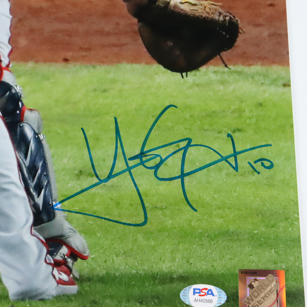 Daniel Hudson & Yan Gomez Signed Nationals 16x20 Photo (PSA COA ...