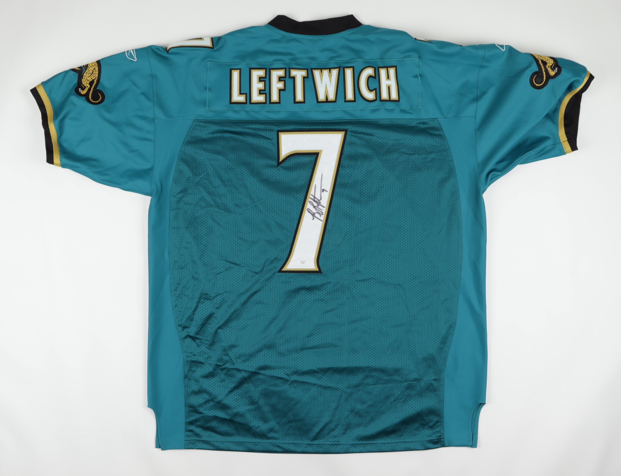 Byron Leftwich Signed Jaguars Jersey (JSA COA) | Pristine Auction