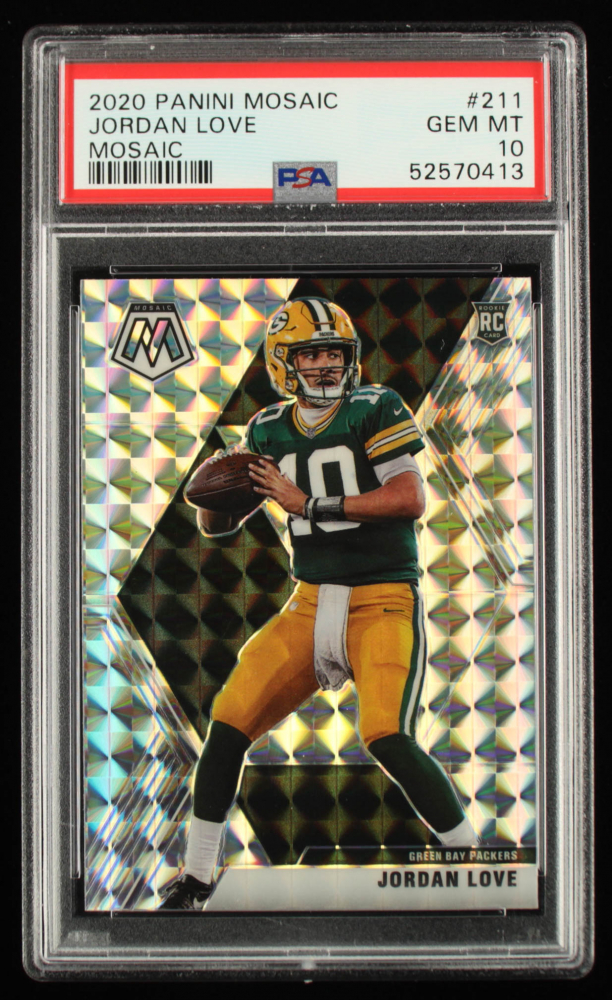 Jordan Love 2020 Panini Mosaic Mosaic #211 (PSA 10) | Pristine Auction