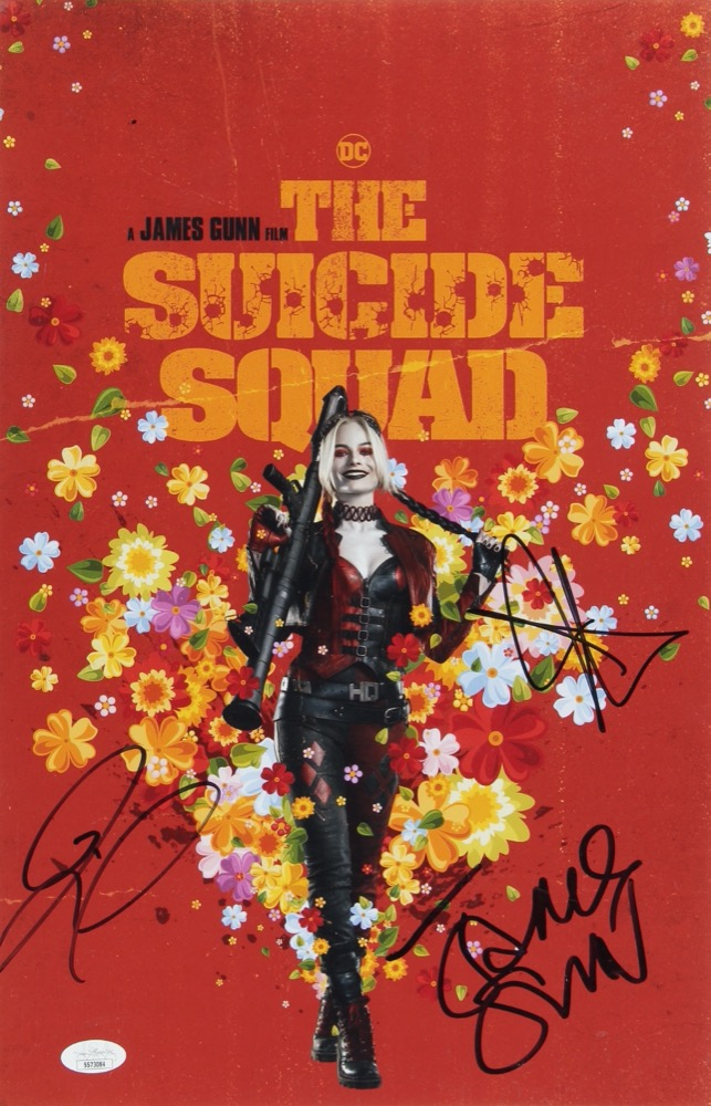 John Cena, Jai Courtney & James Gunn Signed "The Suicide Squad" 11x17 ...