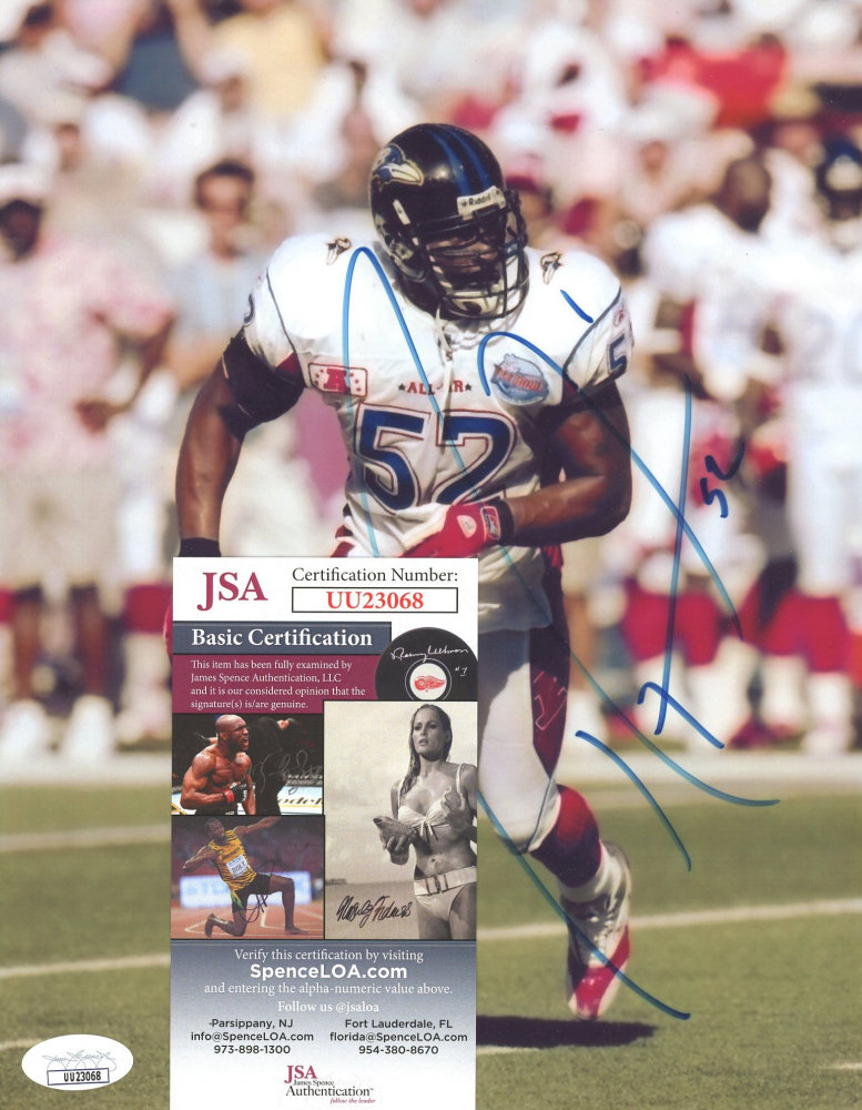 Ray Lewis Signed Ravens 8x10 Photo (JSA COA) | Pristine Auction