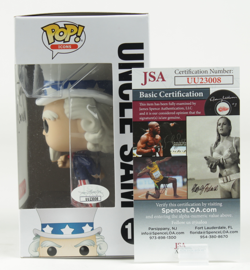 Alfred Gray Signed “American History” #12 Uncle Sam Funko Pop! Vinyl ...
