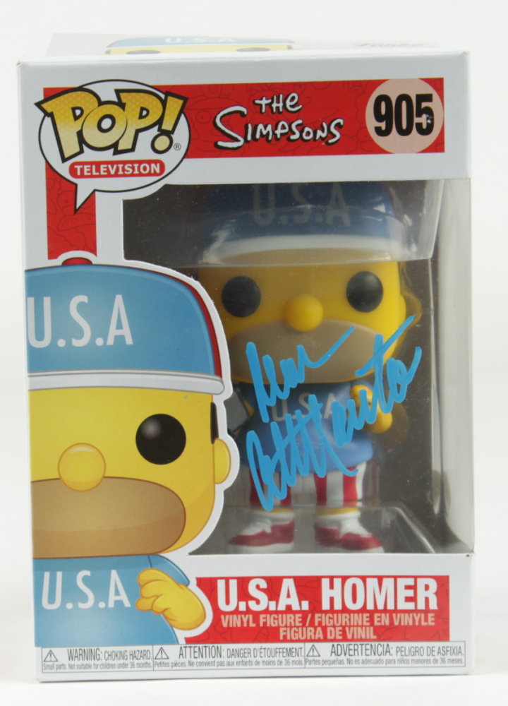 Dan Castellaneta Signed "The Simpsons" #905 U.S.A Homer Funko Pop ...