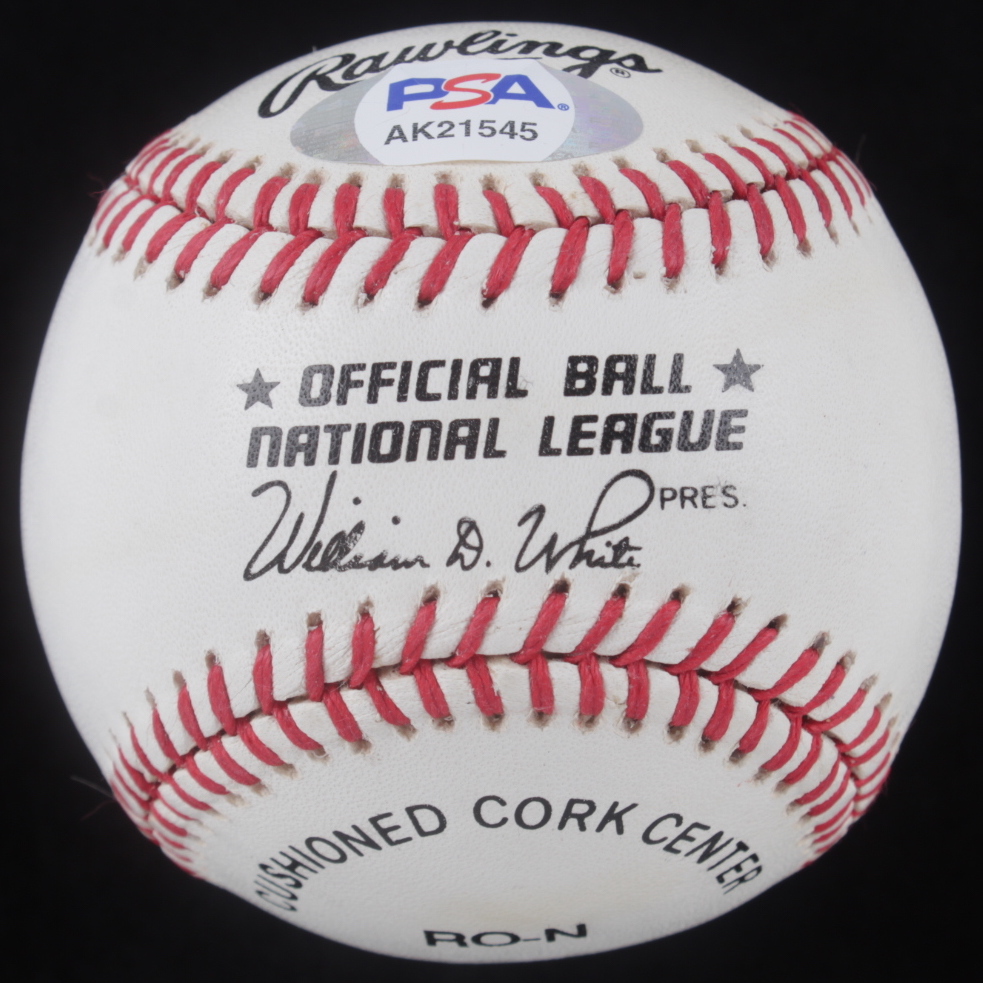 Dave Justice Signed ONL Baseball (PSA COA) | Pristine Auction