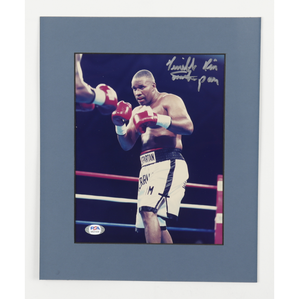 "Terrible" Tim Witherspoon Signed 11x14 Matted Photo Display (PSA COA ...