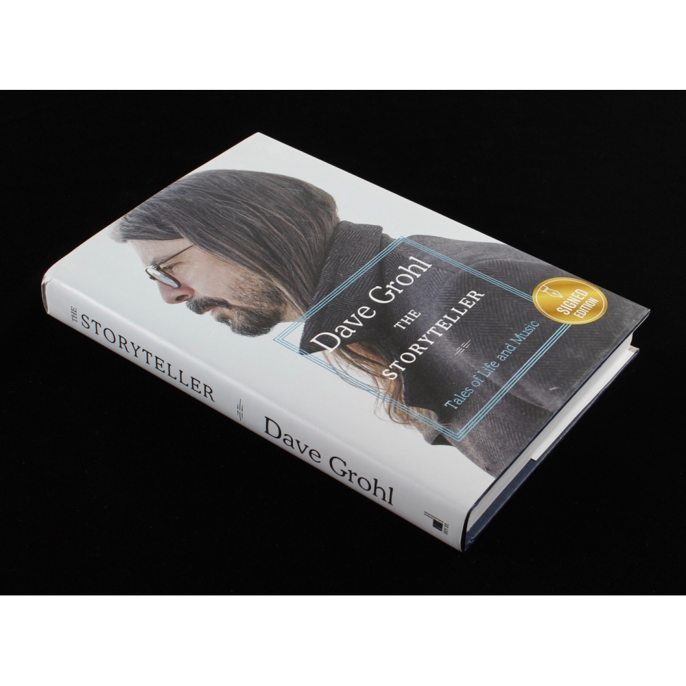 Dave Grohl Signed "The Storyteller" Hardcover Book (JSA COA) | Pristine ...