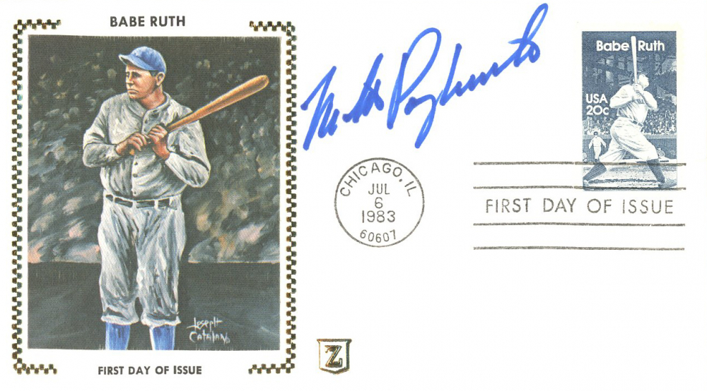 Mark Pagliarulo Signed 1983 "Babe Ruth" FDC Envelope With Babe Ruth ...