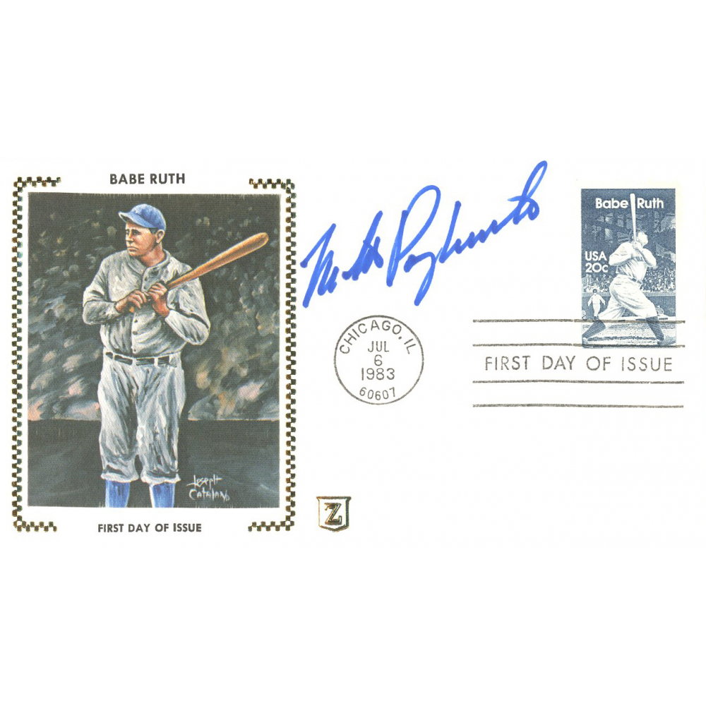 Mark Pagliarulo Signed 1983 "Babe Ruth" FDC Envelope With Babe Ruth ...