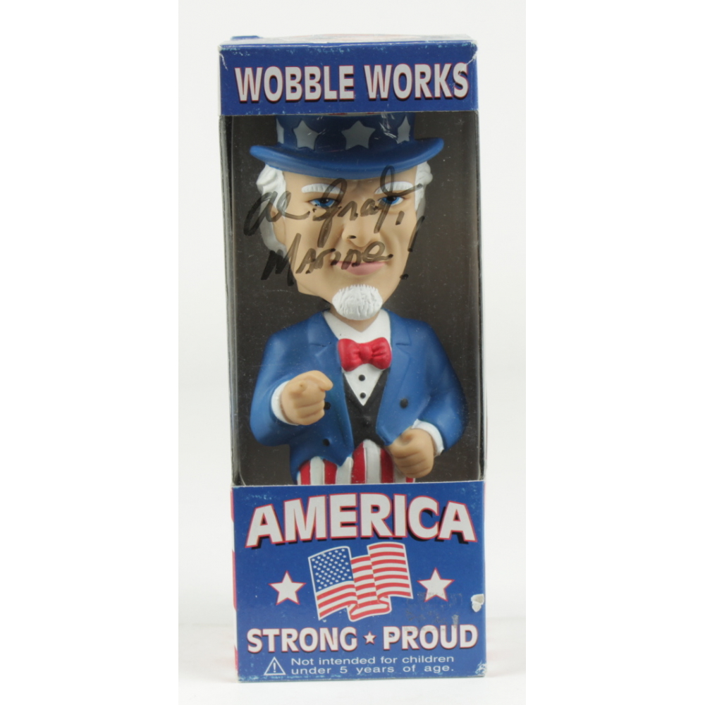 Alfred Gray Signed Uncle Sam Bobble Head Inscribed "Marine!" (JSA ...