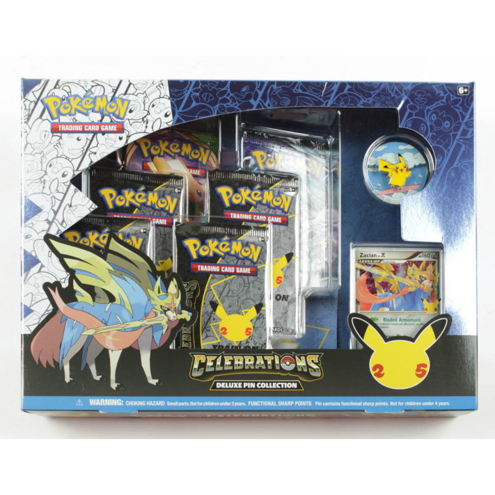 Pokemon TCG: Celebrations Collection Box with (4) Celebrations Packs ...