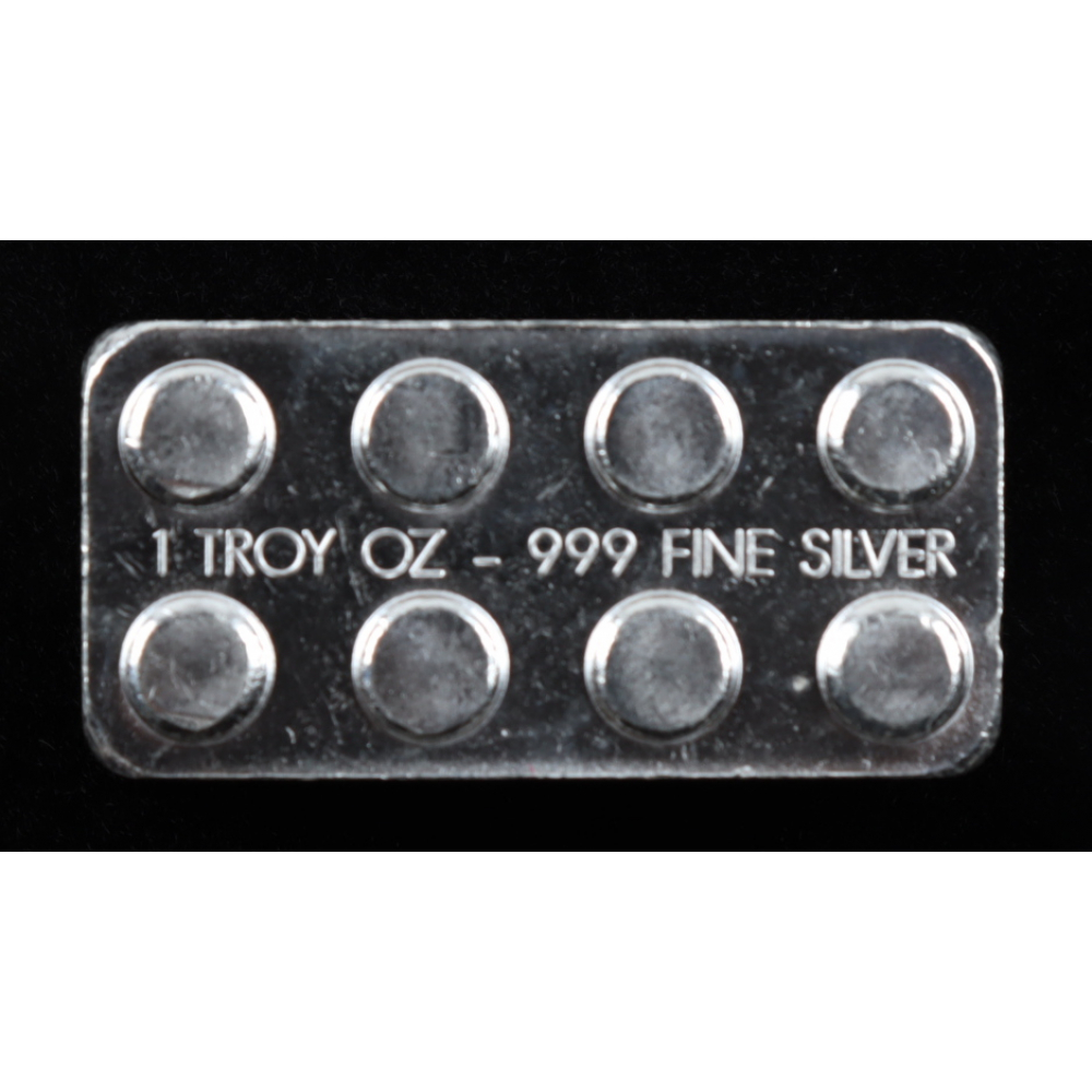 1 Troy oz .999 Fine Silver Lego Bullion Bar | Pristine Auction