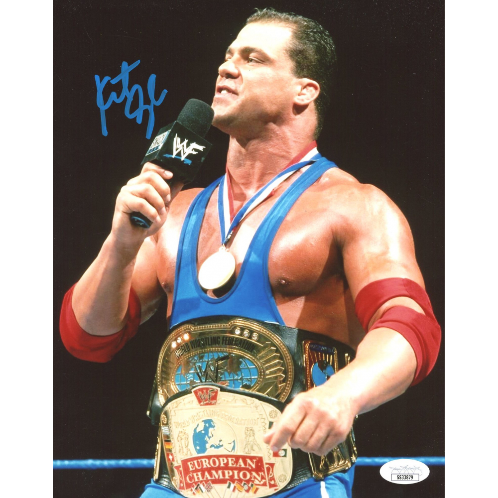 Kurt Angle Signed WWE 8x10 Photo (JSA) | Pristine Auction