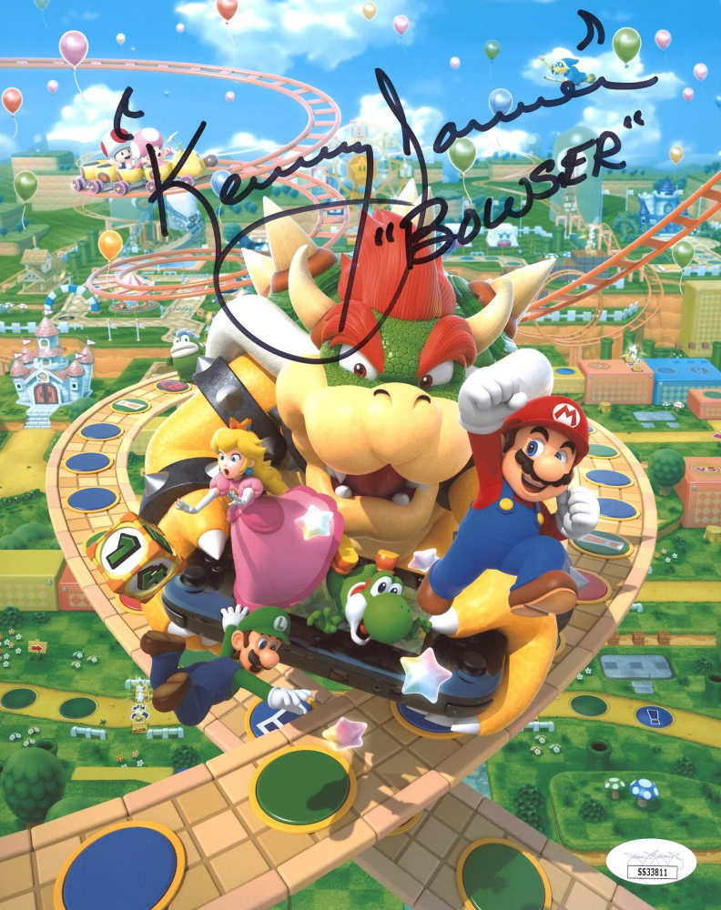 Kenny James Signed "Super Mario" 8x10 Photo Inscribed "Bowser" (JSA ...