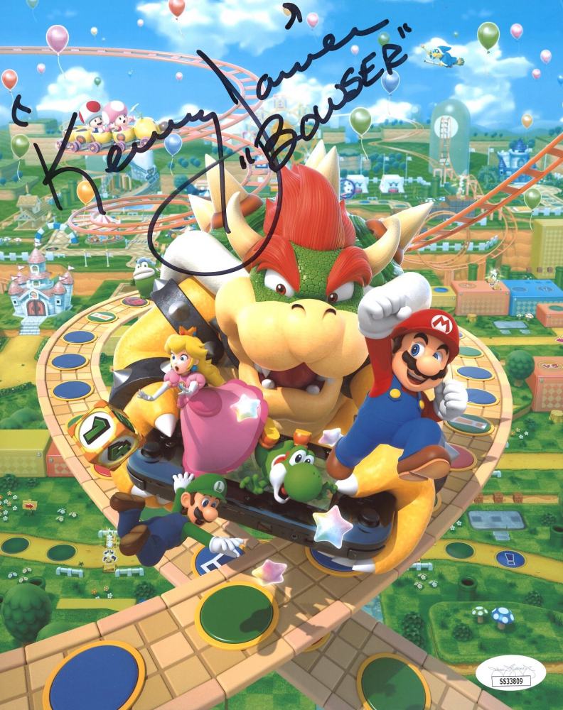 Kenny James Signed "Super Mario" 8x10 Photo Inscribed "Bowser" (JSA COA ...