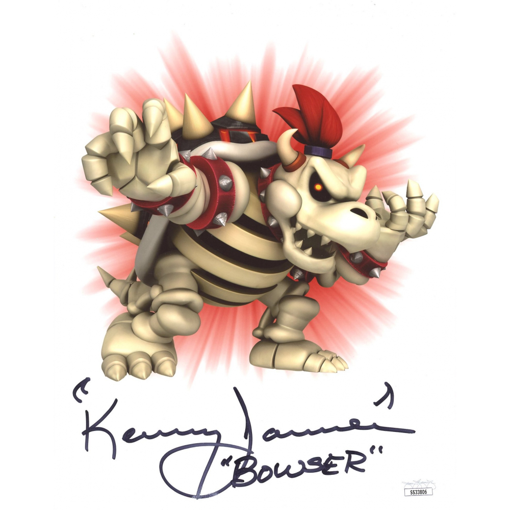 Kenny James Signed "Super Mario" 8x10 Photo Inscribed "Bowser" (JSA COA ...
