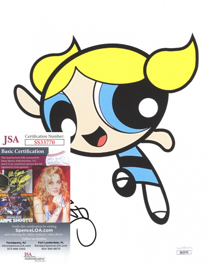 Tara Strong Signed "Powerpuff Girls" 8x10 Photo (JSA COA) | Pristine ...