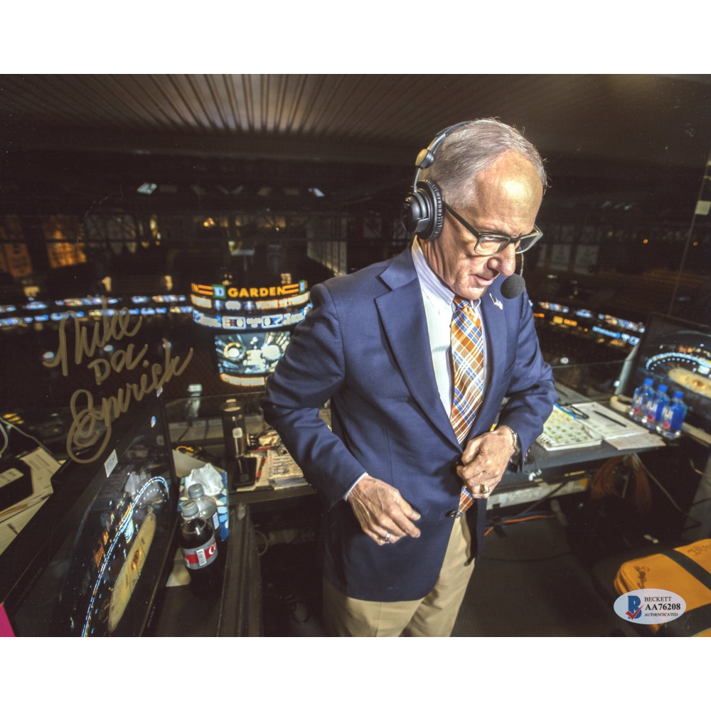 Mike "Doc" Emrick Signed 8x10 Photo (Beckett) | Pristine Auction