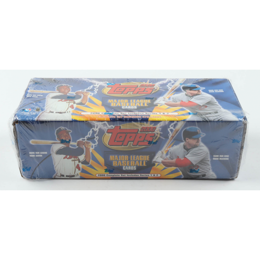 2000 Topps Baseball Series 1 & 2 Complete Set of (478) Cards with Cal ...