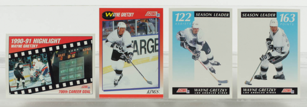 1991-92 Score Canadian Bilingual Series 1 Complete Set of (330) Cards With Wayne Gretzky #303 ...