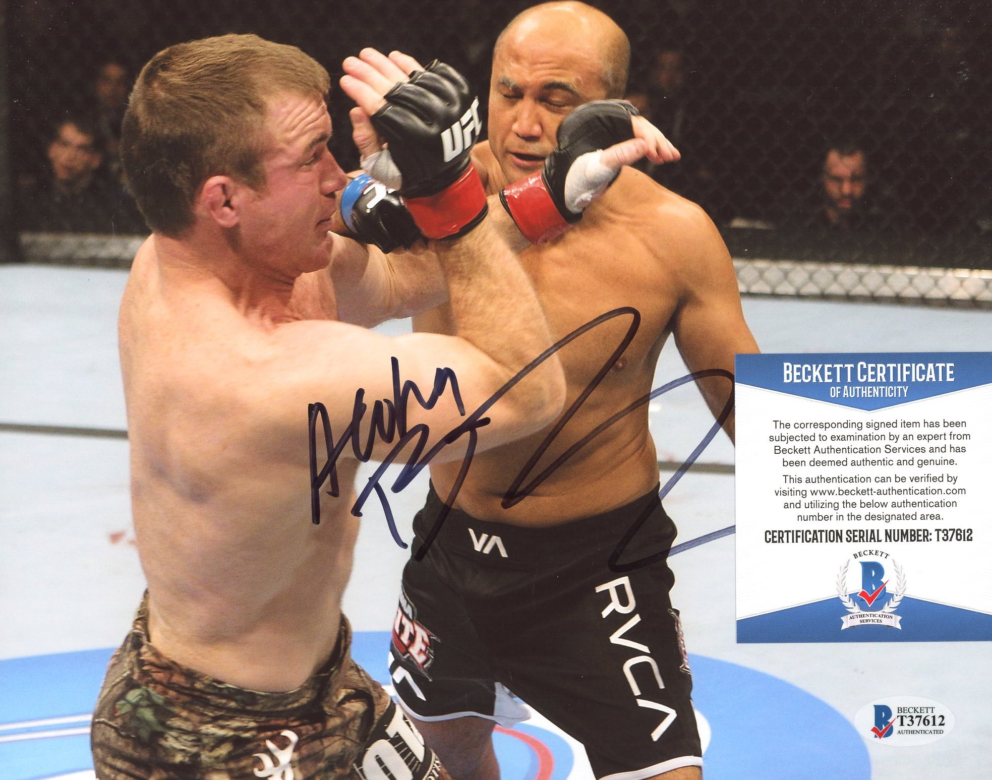B.J. Penn Signed 8x10 Photo (Beckett) | Pristine Auction