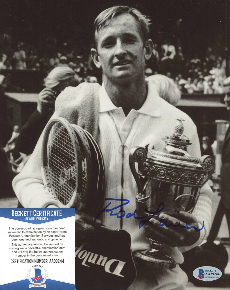 Rod Laver Signed 8x10 Photo (Beckett) | Pristine Auction