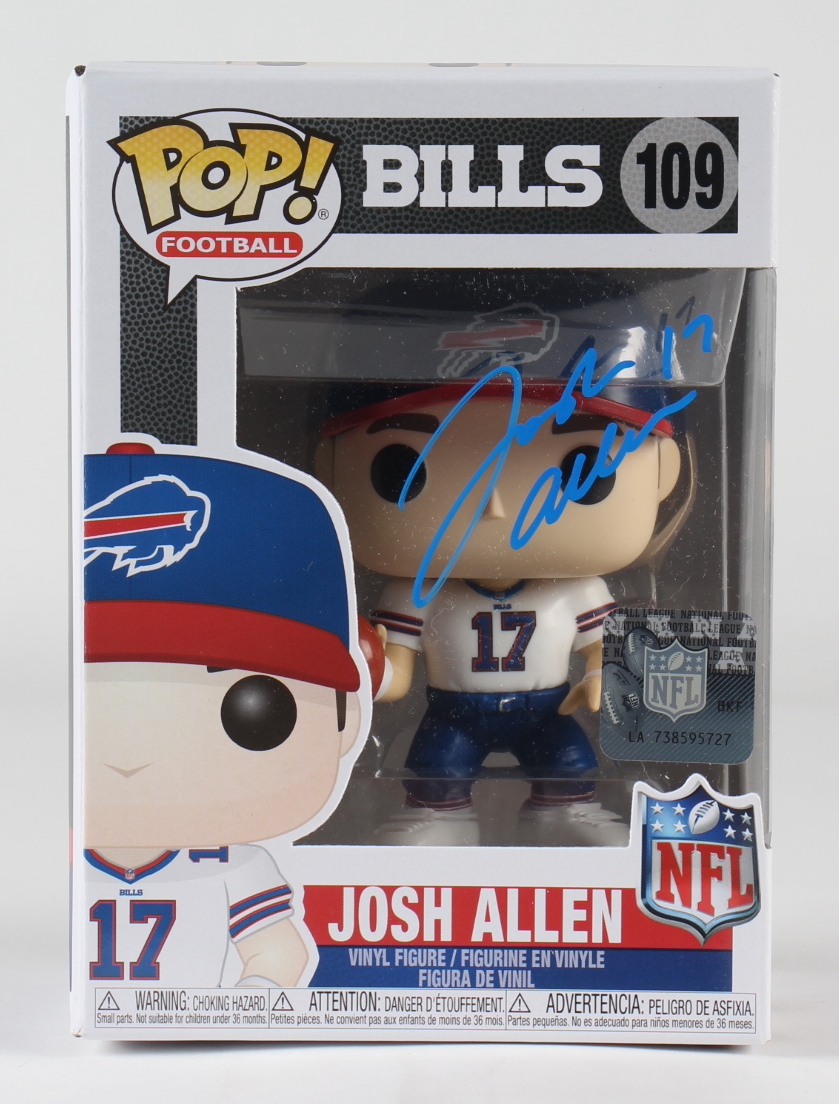 Josh Allen Signed #109 Bills Funko Pop! Vinyl Figure (JSA COA ...