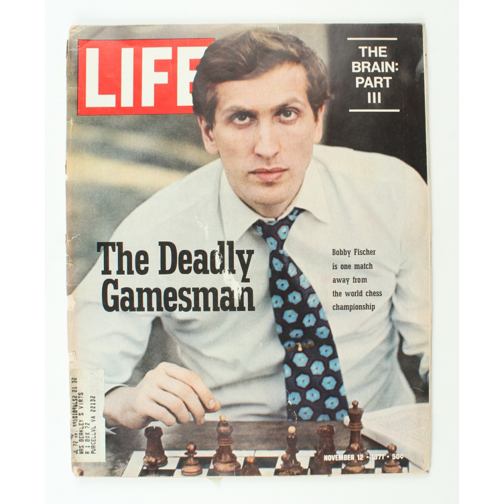 1971 Life Magazine Featuring Bobby Fischer Cover | Pristine Auction