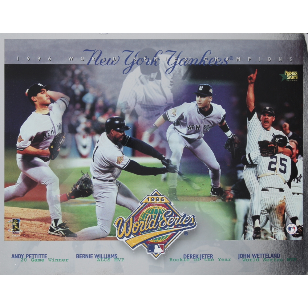 Yankees 1996 World Series Champions 11x14 Photo with Derek Jeter, Andy ...