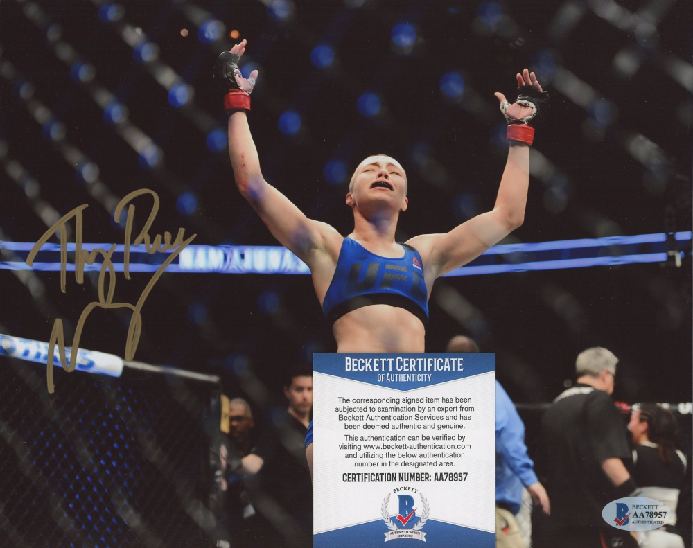 "Thug" Rose Namajunas Signed 8x10 Photo (Beckett COA) | Pristine Auction