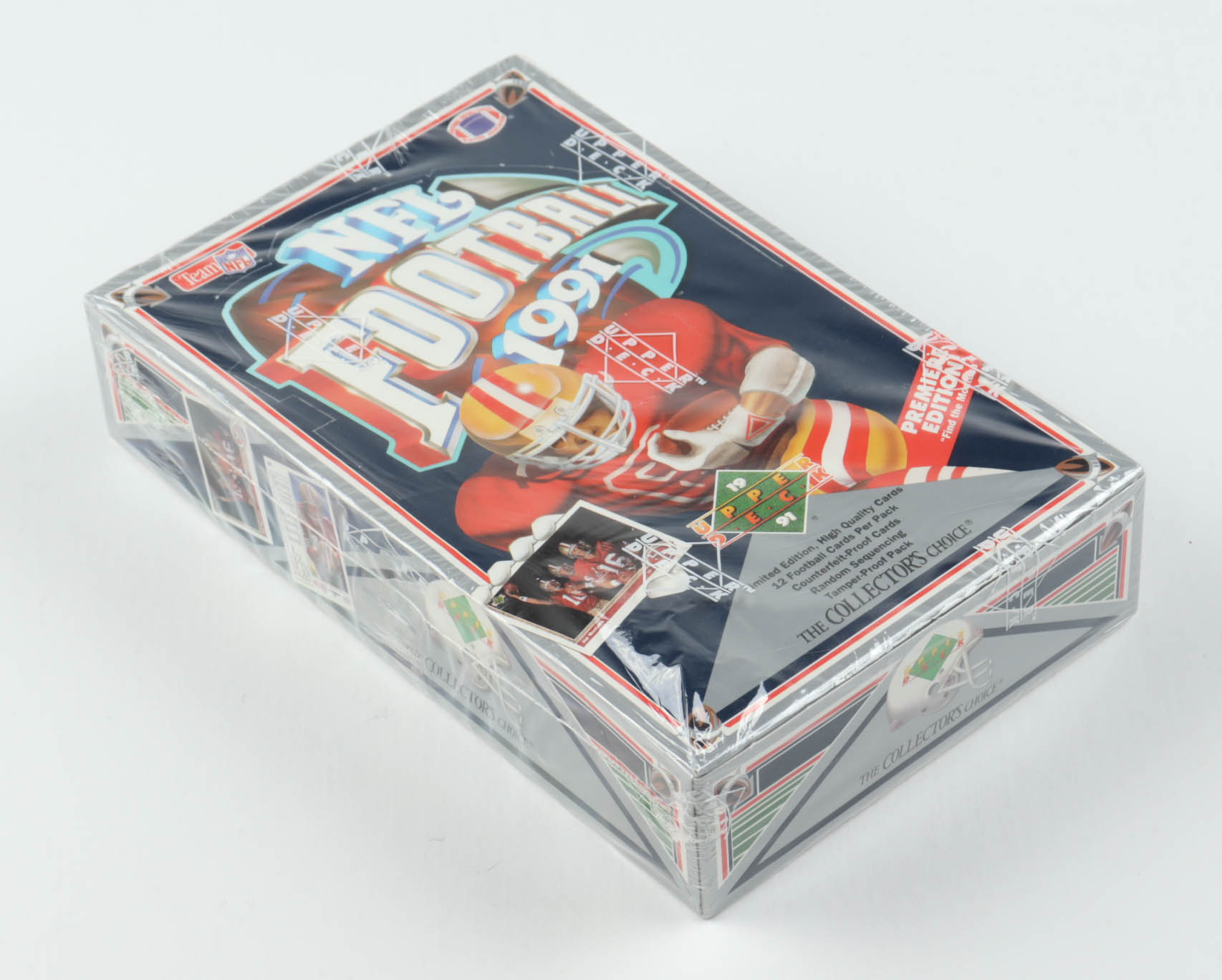 1991 Upper Deck Premiere Edition Football Box with (36) Packs ...