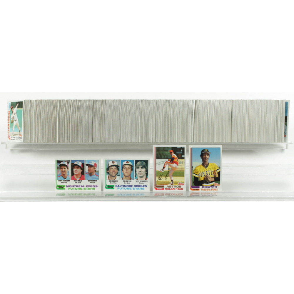 1982 Topps Baseball Complete Set of (792) cards with Bob Bonner RC ...