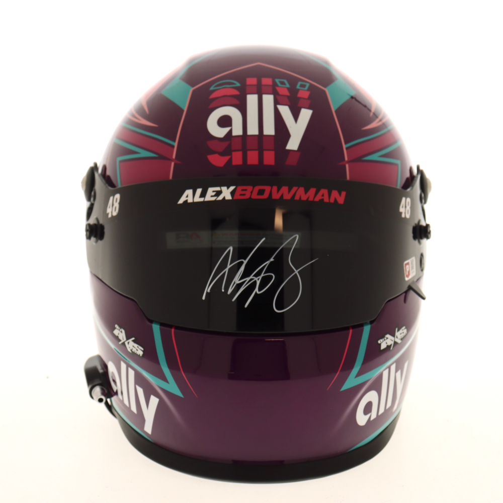 Alex Bowman Signed NASCAR #48 Ally Full-Size Helmet (PA) | Pristine Auction