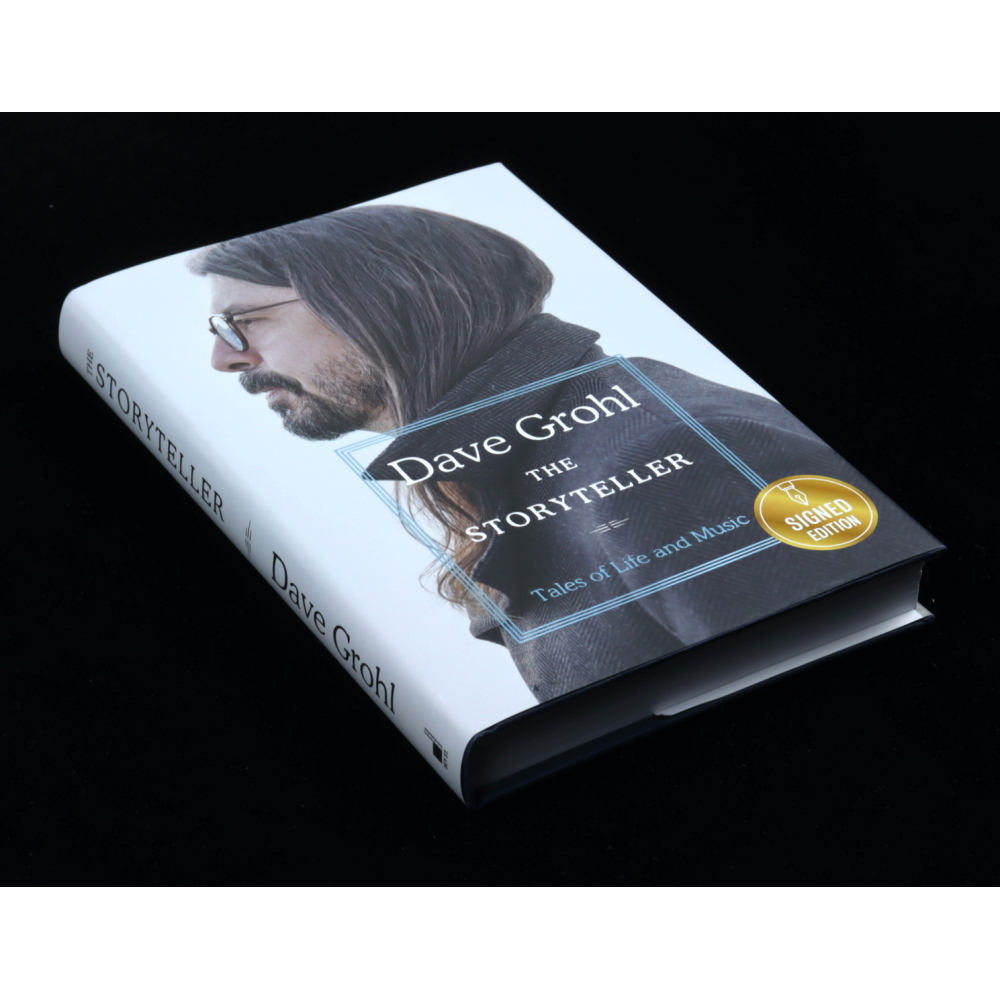 Dave Grohl Signed "The Storyteller: Tales of Life and Music" Hardcover ...