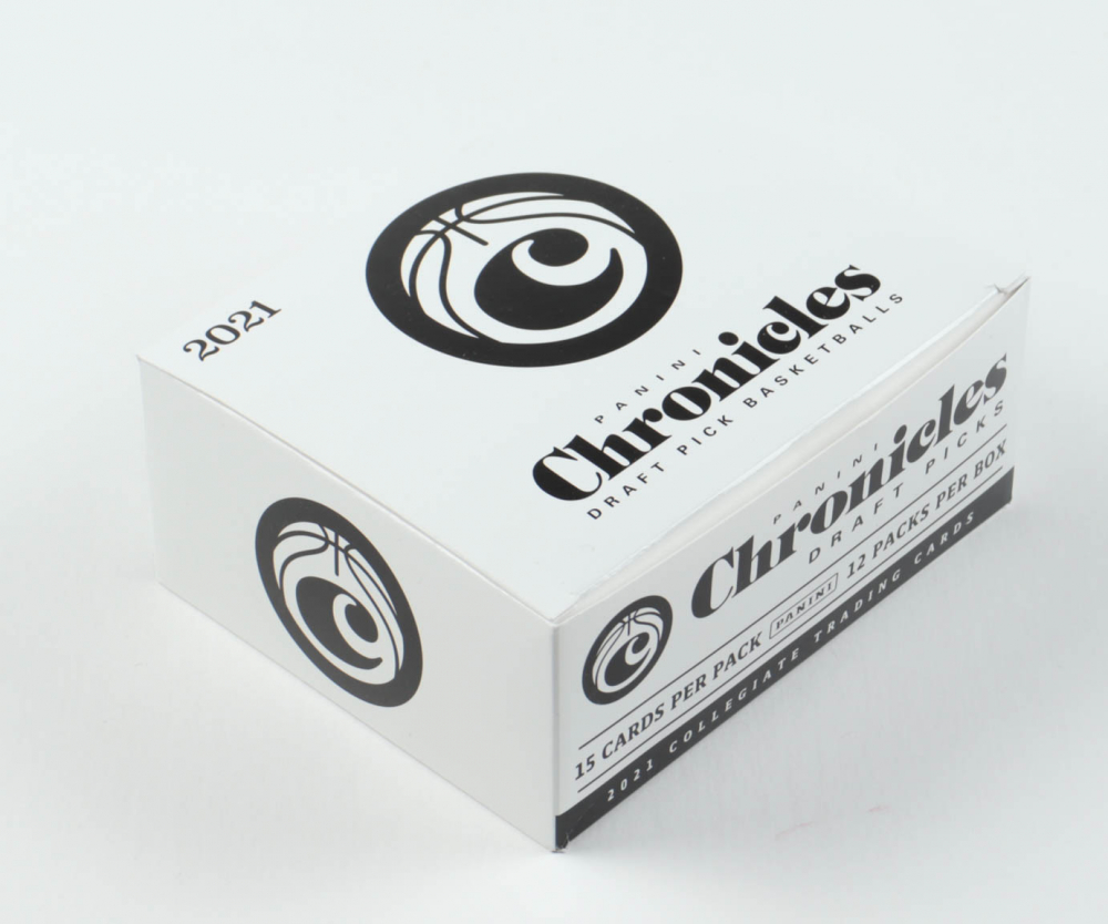 2021-22 Panini Chronicles Draft Picks Collegiate Basketball Fat Pack Box with (12) Packs ...