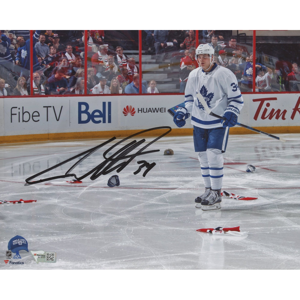 Auston Matthews Signed Maple Leafs 8x10 Photo (Fanatics Hologram ...