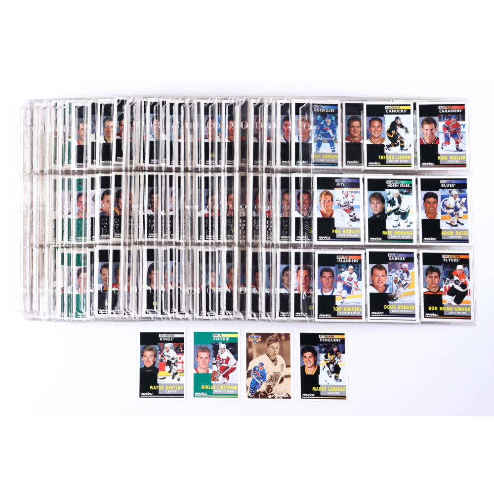 1991-92 Pinnacle Hockey Complete Set of (420) Cards With Wayne Gretzky ...