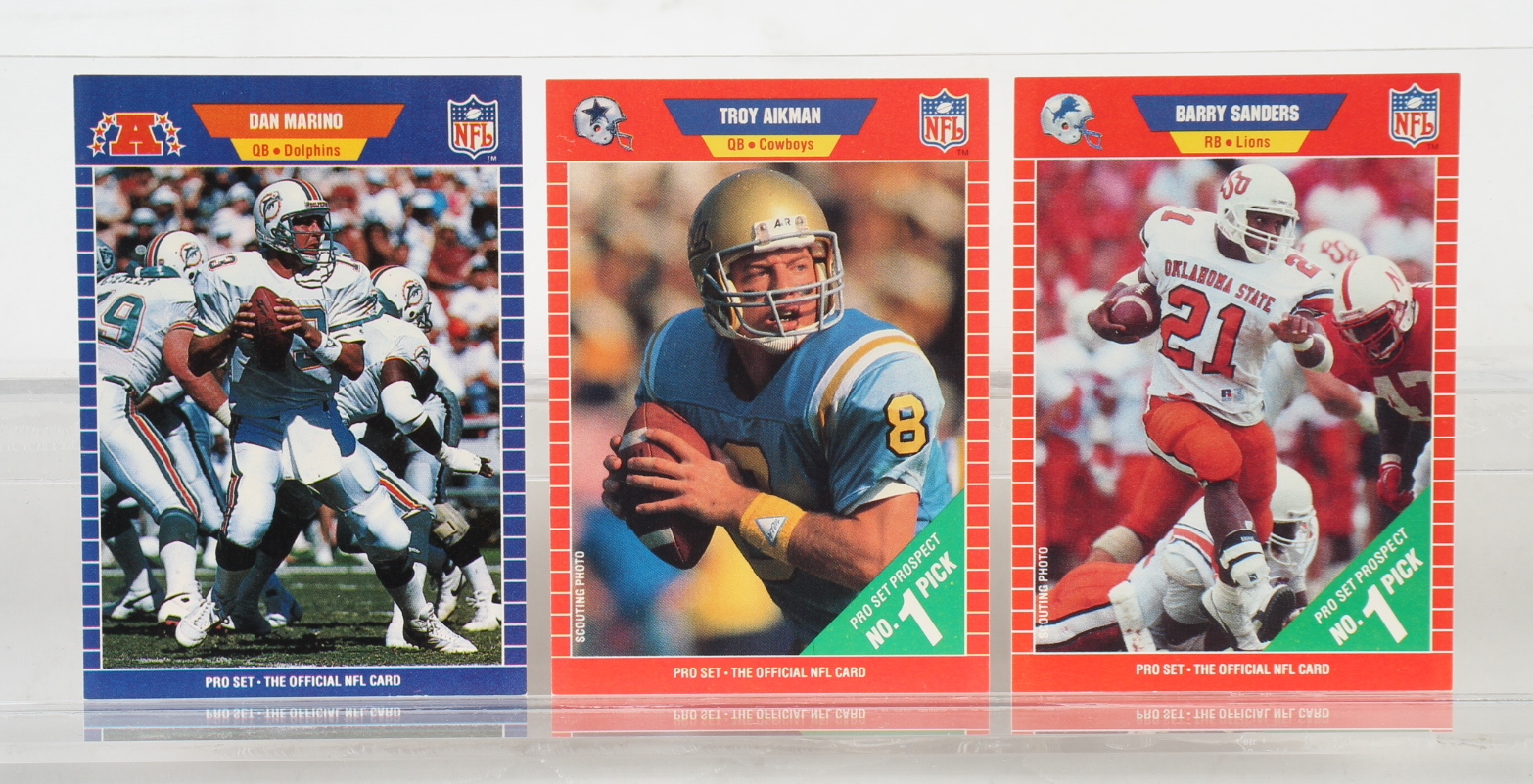 1989 Pro Set Football Complete Set of (561) Cards with Earnest Byner ...