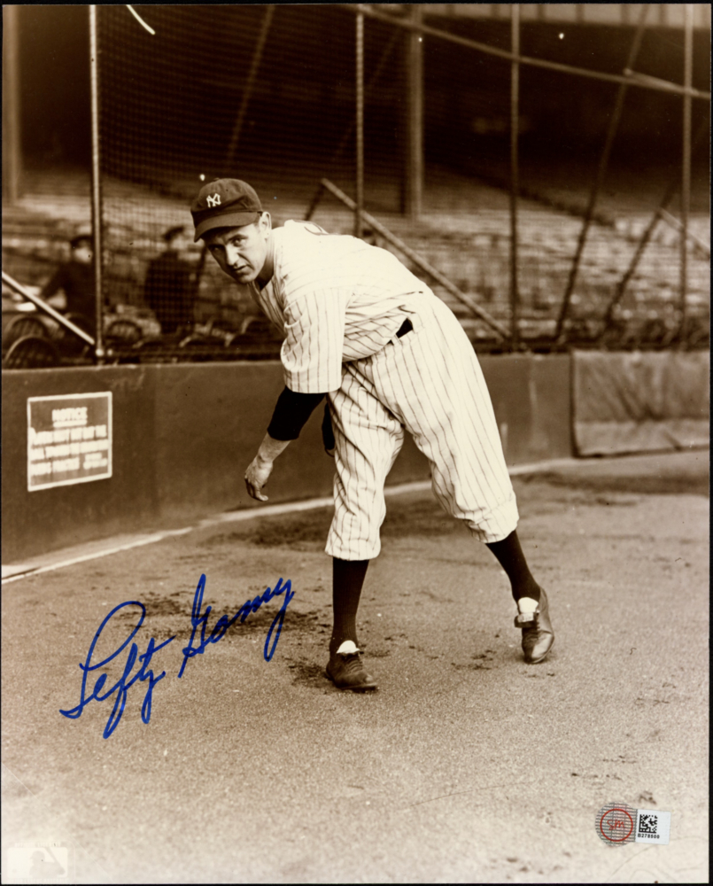 Lefty Gomez Signed 8x10 Photo (SportsMemorabilia Hologram) | Pristine ...