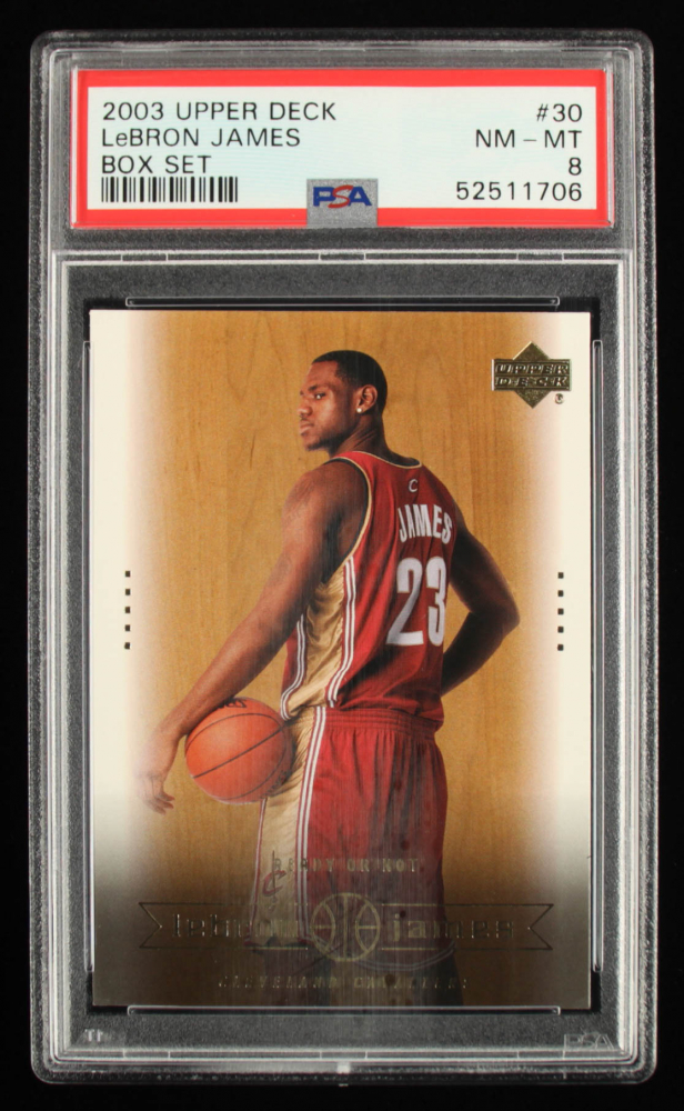 LeBron James 2003 Upper Deck LeBron James Box Set #30 / Ready or Not (PSA 8) | Pristine Auction